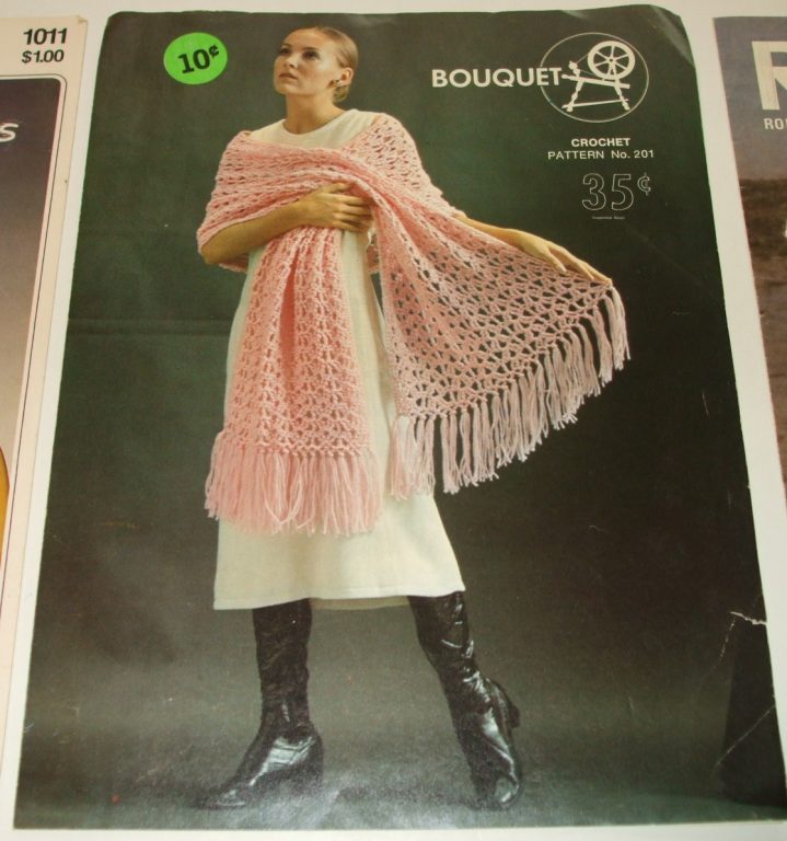 Bouquet Number 201, Stylish Evening Stole, Crochet patterns Jo-Jan ...