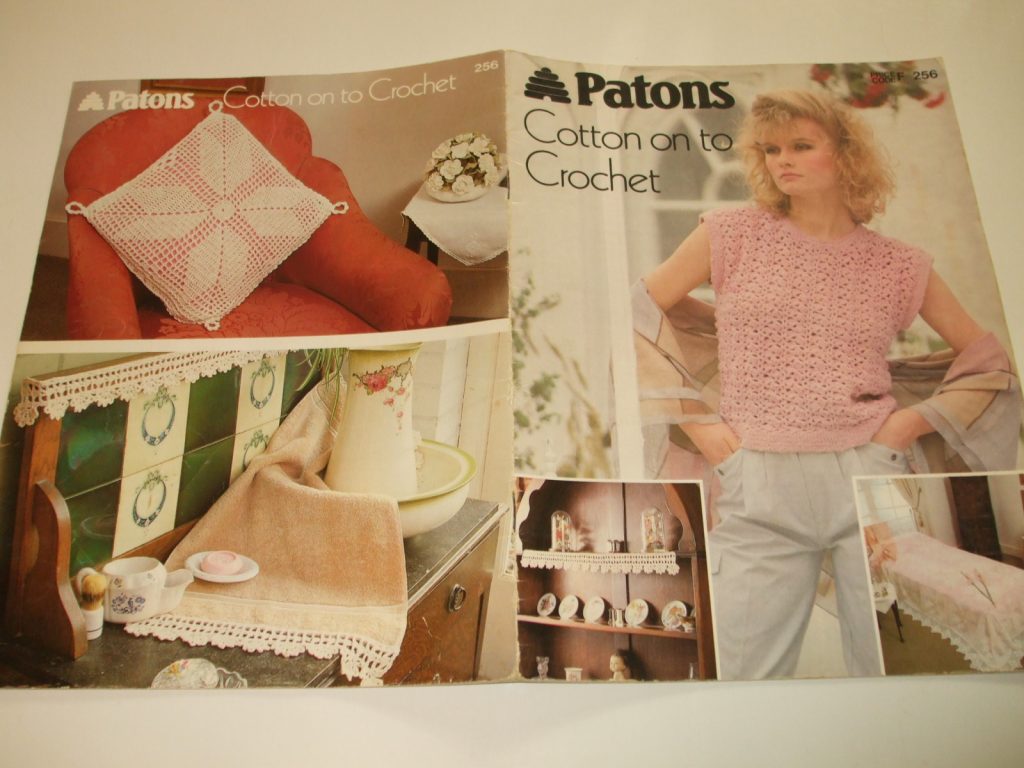 Patons cotton on to crochet 256 vintage 1984 crochet pattern – Prices ...