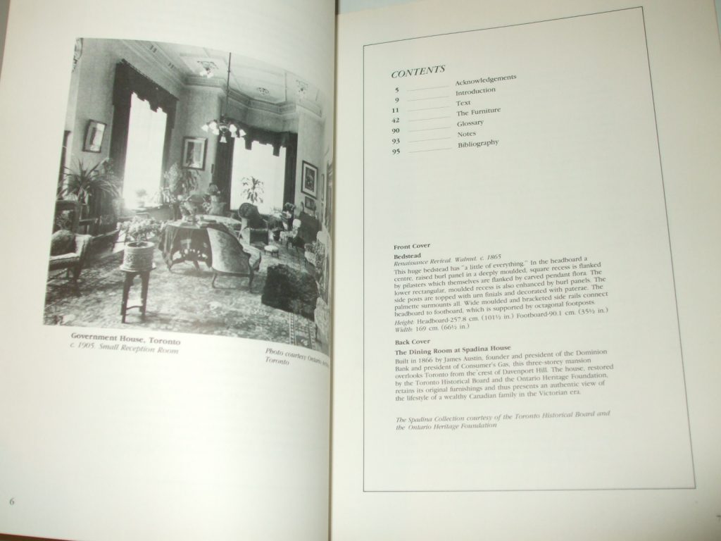 Jacques & Hay 19th Century Toronto Furniture Makers book (3) – Prices ...