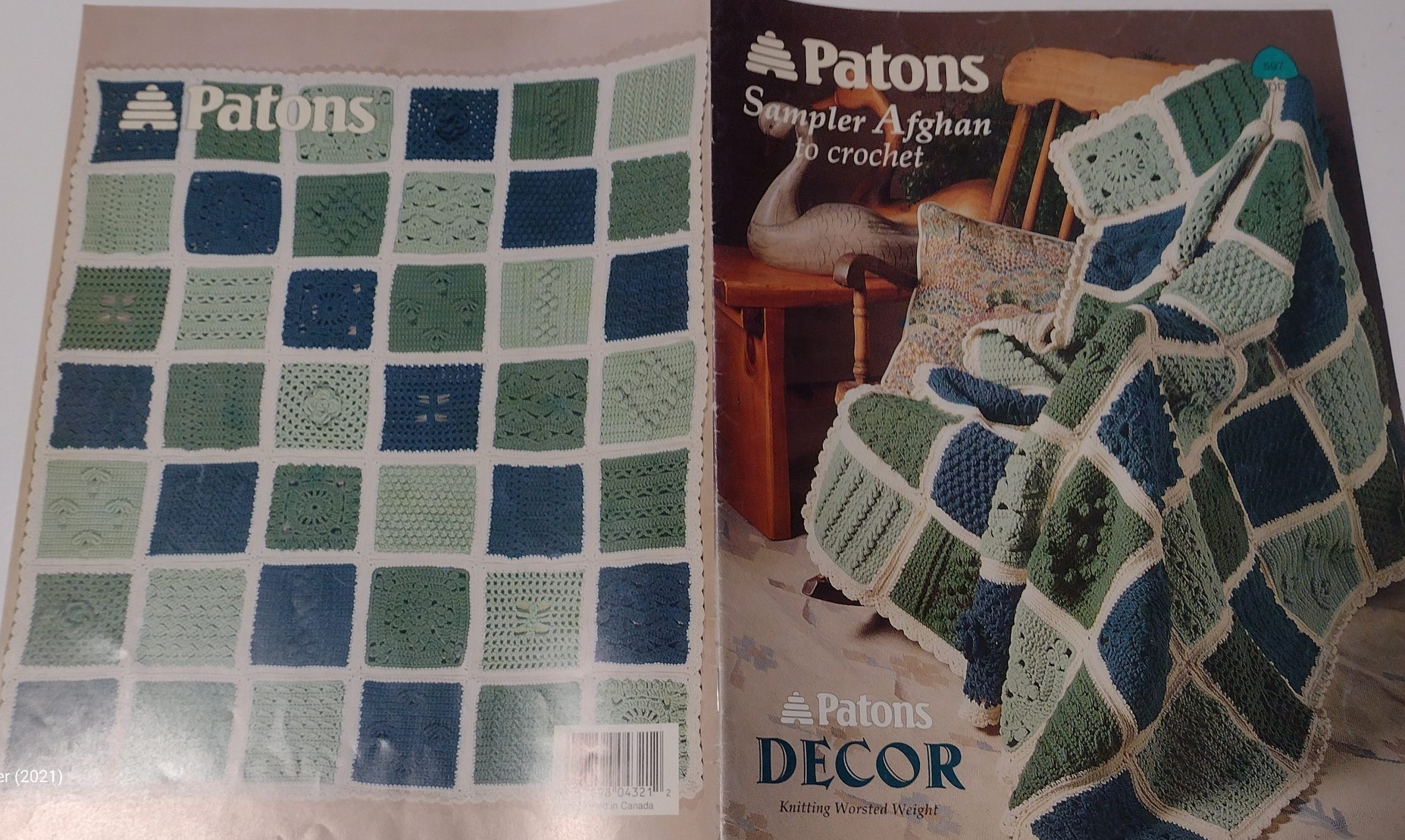 597 Patons afghan crochet pattern – Prices $US, includes shipping US ...